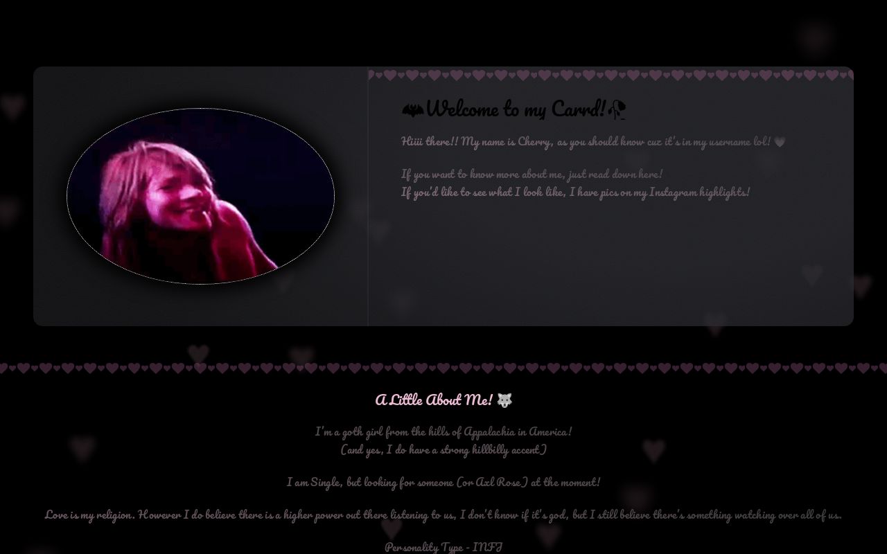 Cherry’s Carrd! 🖤